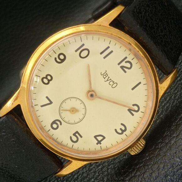 Fortis | Accessories | Vintage 96 German Jayco Manual Mens Gold Watch ...